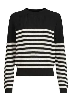 BRUNELLO CUCINELLI Brunello Cucinelli Ribbed Striped Long Sleeve Knitwear