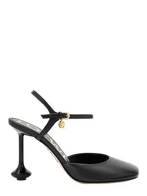 Loewe Ankle Strap High Heel Sandals - Black
