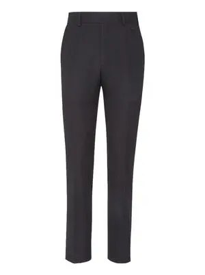 Fendi Straight Leg Tailored Trousers - Black