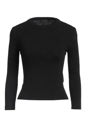 Balenciaga Balenciaga Round Neck Knit Sweater Black