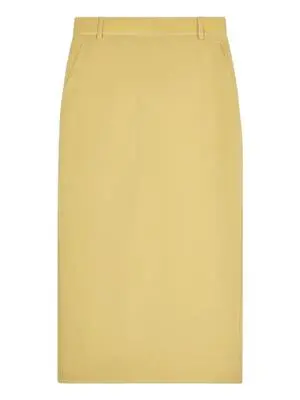 TOD'S Tod's Wool Midi Skirt With Slit