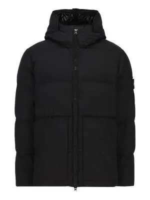 Stone Island Compass-patch Puffer Jacket - Black