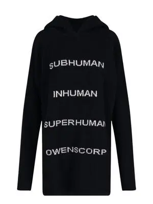 Rick Owens Rick Owens Hooded Sweater Black