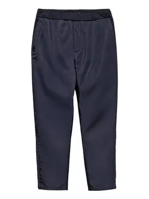 Prada Technical Cotton And Re-nylon Pants With Zip Cuffs - Blue
