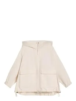 Brunello Cucinelli Hooded Zip-up Jacket With Pockets - Pink