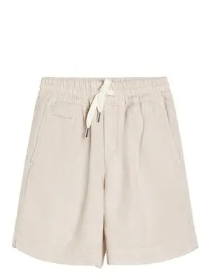 Brunello Cucinelli Garment-dyed Drawstring Shorts - Oatmeal