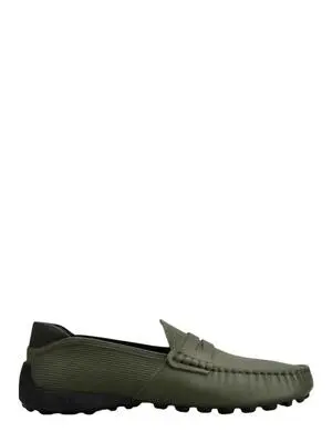 TOD'S Round Toe Loafers In Smooth Leather - Black