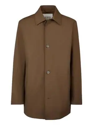 TOD'S Long-sleeved Coat - Brown