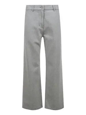 Aspesi Wide Leg Trousers - Gray