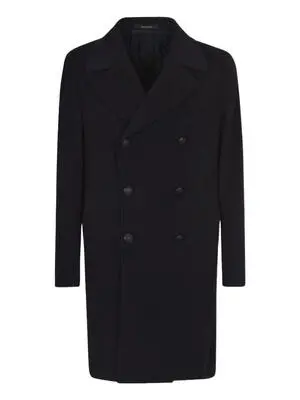 Tagliatore Arden Double-breasted Coat - Black
