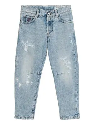 BRUNELLO CUCINELLI Brunello Cucinelli Distressed Five-Pocket Jeans