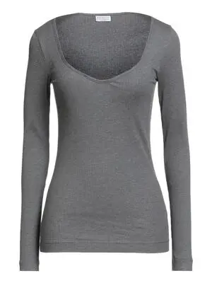BRUNELLO CUCINELLI Brunello Cucinelli Stretch Knit Long Sleeve Top