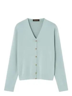 Loro Piana Siena Cardigan - Pearl Cloud