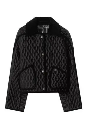 BURBERRY Burberry Cropped Quilted Jacket