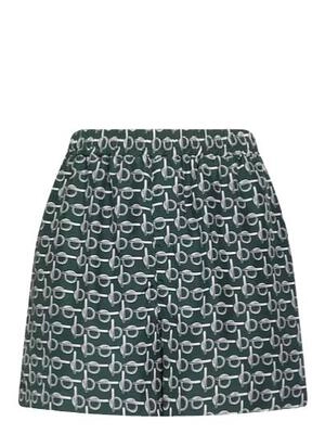 Burberry Elastic Waist Shorts - Green