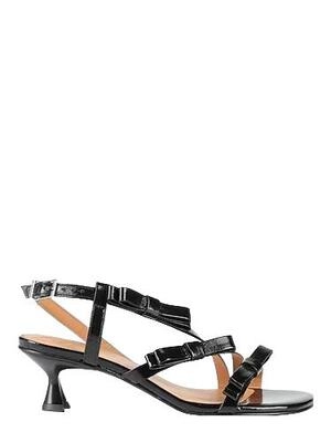 GANNI Ganni Embellished Bow Sandals