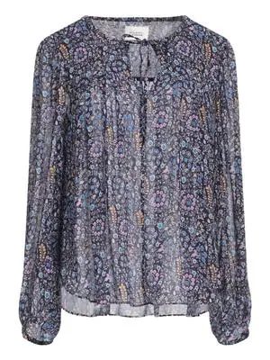 ISABEL MARANT ÉTOILE Isabel Marant Etoile Floral Print Long Sleeve Cover-Up