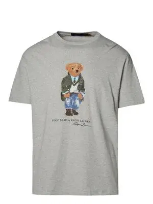 Polo Ralph Lauren Classic Fit Polo Bear Jersey T-shirt - Gray