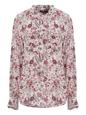 Isabel Marant Étoile Floral Print Stand Collar Shirt - Multicolor