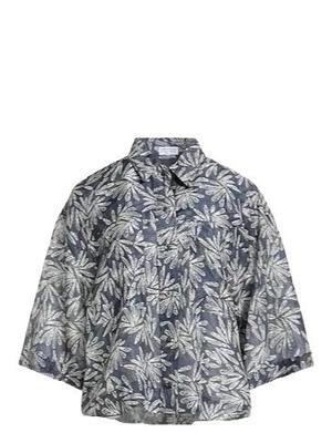 BRUNELLO CUCINELLI Brunello Cucinelli Embellished Silk Shirt