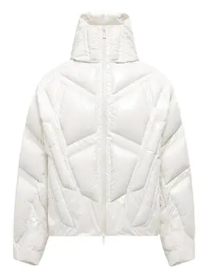 Moncler X A$ap Rocky Bahianinha Hooded Short Down Jacket - White