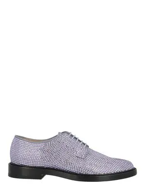 MAISON MARGIELA Embellished Round Toe Derby Shoes - Gray