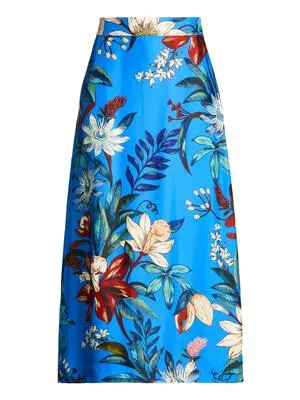 FARM RIO Farm Rio Floral Midi Skirt