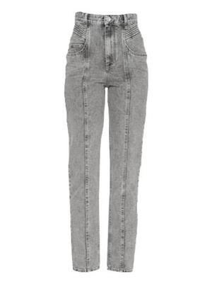 ISABEL MARANT ÉTOILE Isabel Marant Etoile High Waisted Denim Trousers