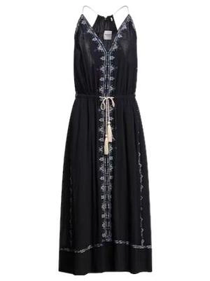 ISABEL MARANT ÉTOILE Isabel Marant Etoile Sleeveless Maxi Dress With Embroidered Appliqués And Tassels