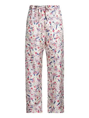 MAISON MARGIELA Printed Trousers - White