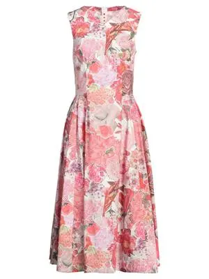 MARNI Marni Sleeveless V-Neck Floral Print Midi Dress