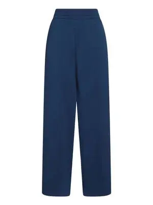 Burberry Wide-leg Knit Trousers - Blue