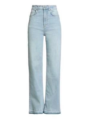 GANNI Ganni High-Waisted Straight-Leg Denim Trousers