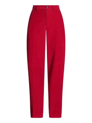 MAISON MARGIELA Straight-leg Corduroy Trousers - Red