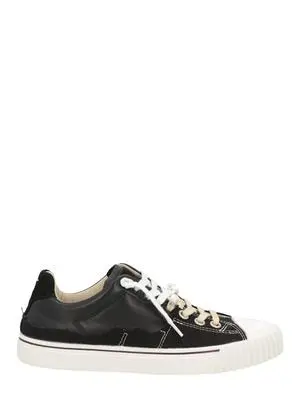 MAISON MARGIELA Low-top Canvas And Leather Trainers - White