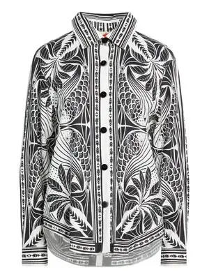 FARM RIO Farm Rio Long-Sleeve Printed Shirt