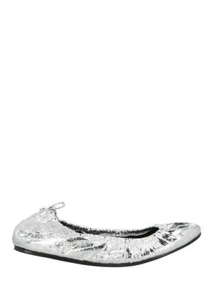 Isabel Marant Étoile Round Toe Ballet Flats - White
