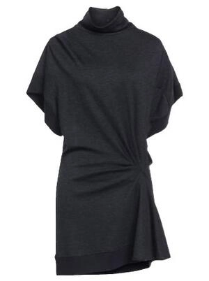 Isabel Marant Étoile Flared Jersey Dress With Turtleneck - Black