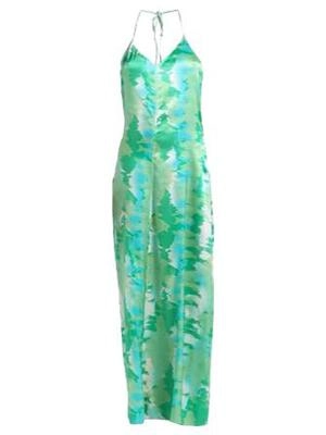 GANNI Long Dress - Green