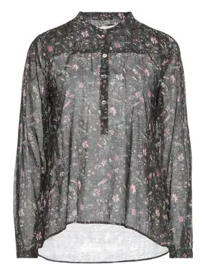 Isabel Marant Étoile Floral Print Button Collar Shirt - Gray