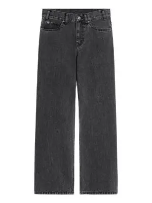 Celine Jolene Jeans In Cotton Denim - Black