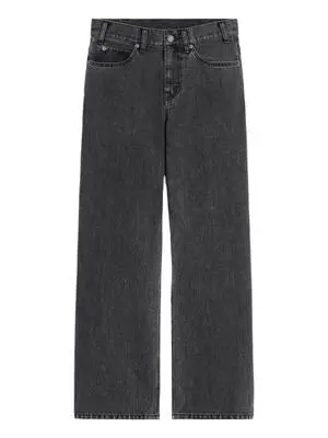 Celine Jolene Jeans In Cotton Denim - Black