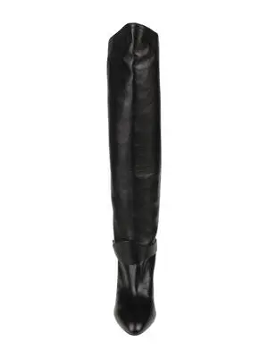 ISABEL MARANT ÉTOILE Isabel Marant Knee High Leather Boots With Buckle Detail
