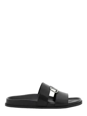 VALENTINO Valentino VLogo Plaque Slip-On Slides