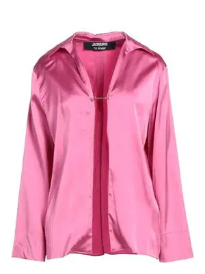 Jacquemus Jacquemus Long-Sleeved Shirt Fuchsia