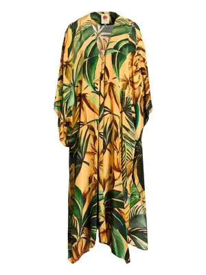 FARM RIO Farm Rio Long Patterned V-Neck Jacket