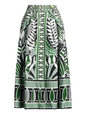 FARM RIO Farm Rio Printed Midi Skirt With Flared Hem