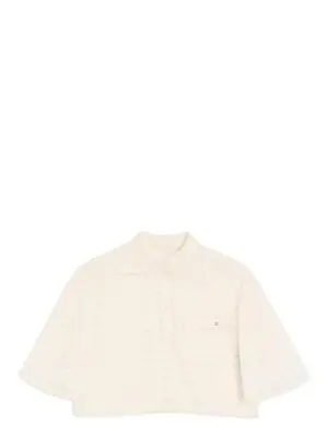 Valentino Garavani Cotton Fleurs Shirt - White