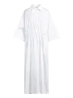 Max Mara Long Sleeve Shirt Dress - White