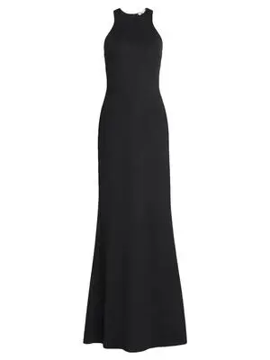 MAX MARA Max Mara Sleeveless Jersey Trapeze Maxi Dress